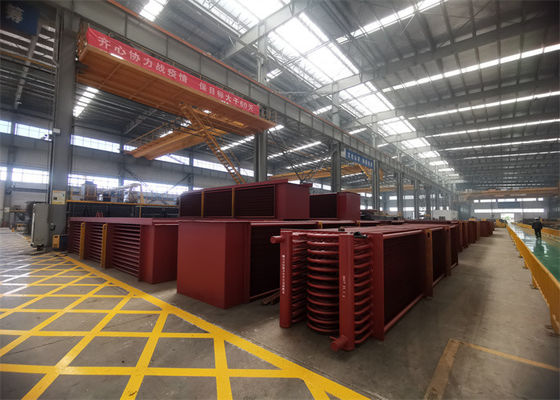 Sirkulasi Alami Steel Fin Tube CFB Boiler Economizer Dengan Header ...